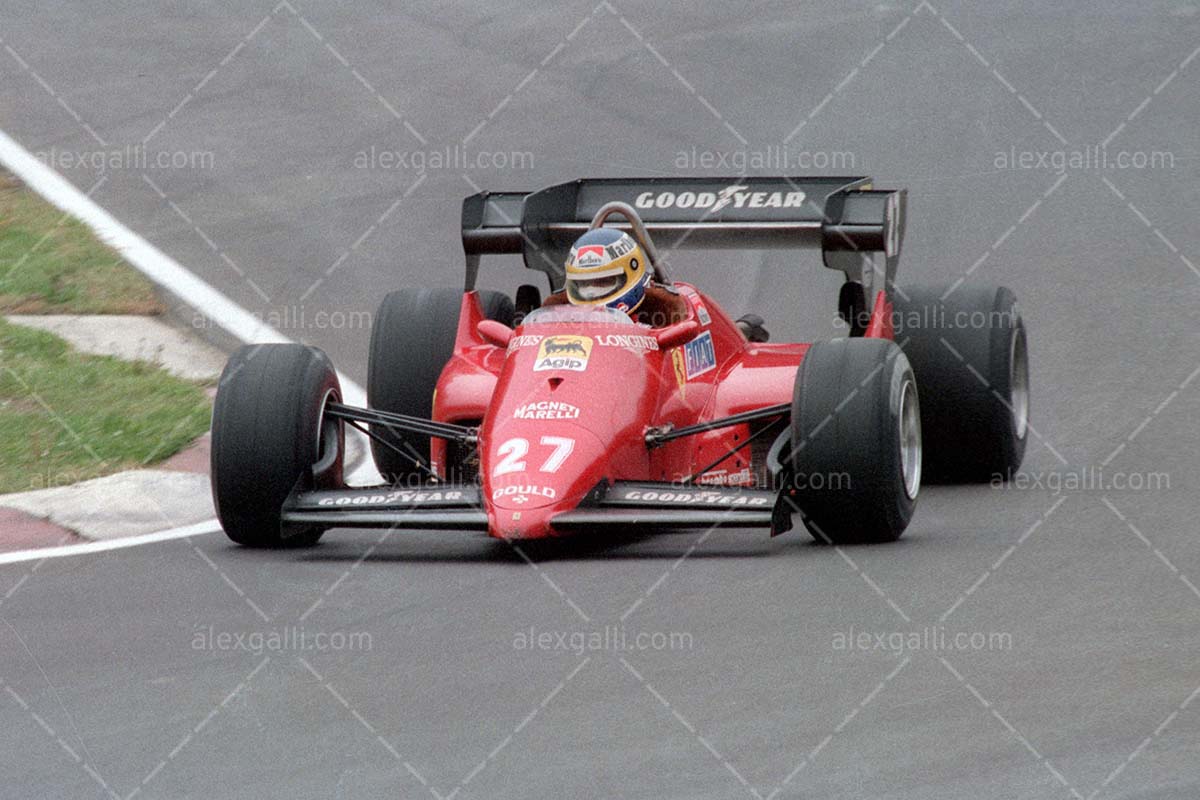 F1 1984 Michele Alboreto - Ferrari 126C4 - 19840002 – alexgalli.com ...
