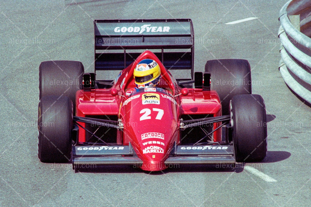 F1 1986 Michele Alboreto - Ferrari F1-86 - 19860003 – alexgalli.com ...