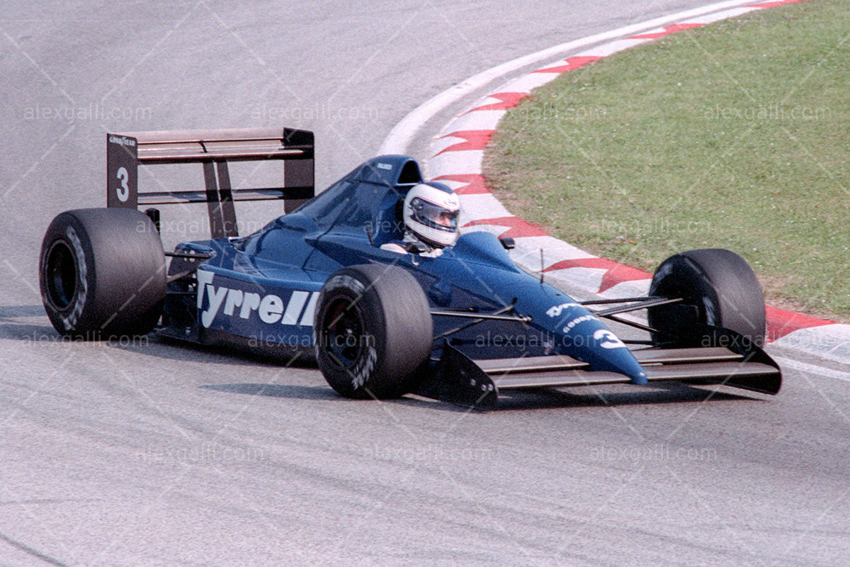 F1 1989 Jonathan Palmer - Tyrrell 018 - 19890063 – alexgalli.com - F1 & Motorsport Quality ...