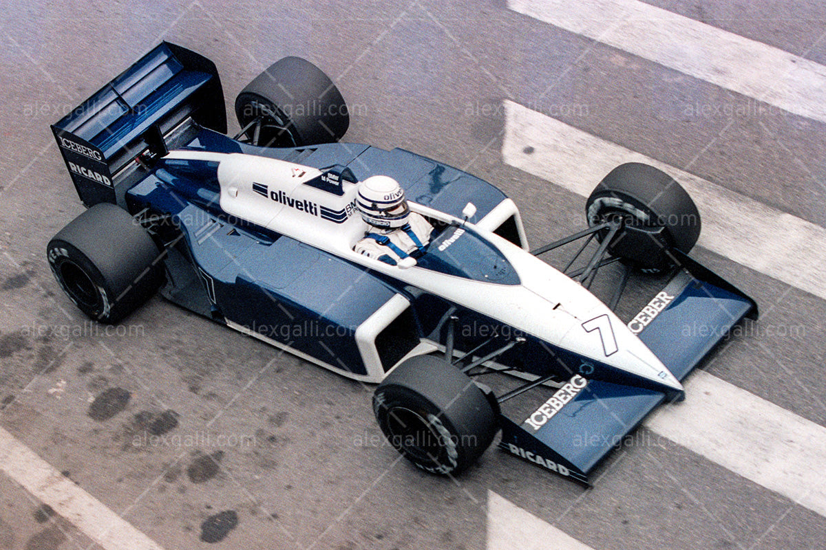 F1 1987 Riccardo Patrese - Brabham BT56 - 19870088 – alexgalli.com - F1 & Motorsport Quality ...