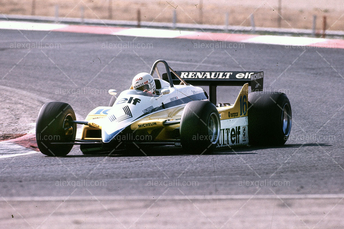 F1 1982 Rene Arnoux - Renault RE30B - 19820008 – alexgalli.com - F1 ...